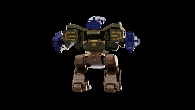 5Dollar Store Rigged Mech Game Ready 3D Model in Other 3DExport