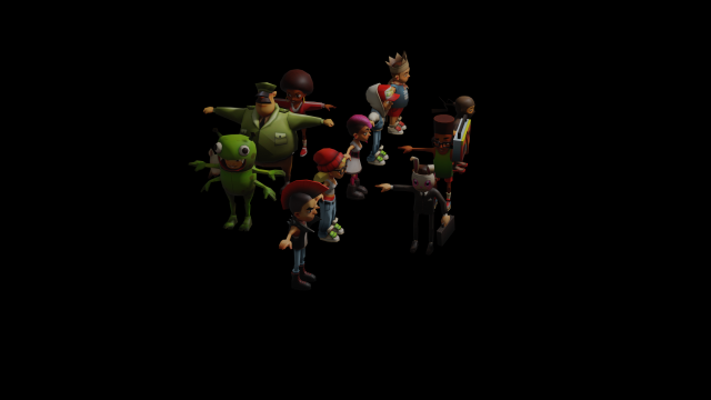 Subway surfers collection 3D 모델 in 카툰 3DExport