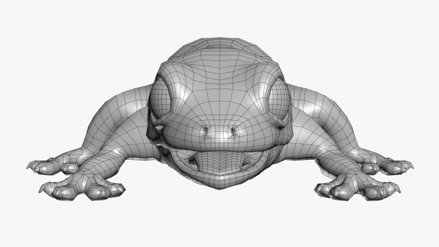 Gecko Reptile 3D Model in Reptile 3DExport
