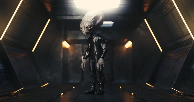 Classic Alien Blender 3D Model in Alien 3DExport