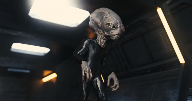 Classic Alien Blender 3D Model in Alien 3DExport