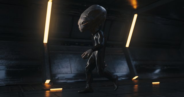 Classic Alien Blender 3D Model in Alien 3DExport
