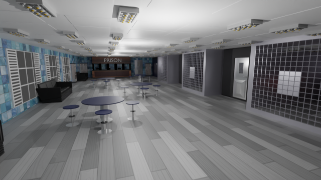 Prison Interior 3D Model in Lobby 3DExport