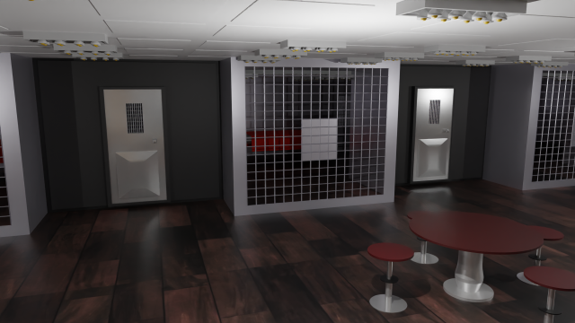 Prison Interior 3D Model in Office 3DExport