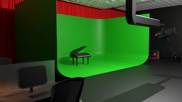 Virtual Studio 3D Model in Office 3DExport