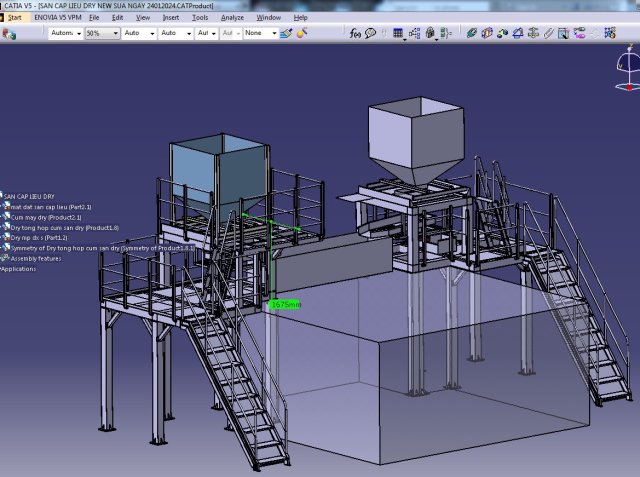 Hopper work platform 3D Model in HDRI 3DExport