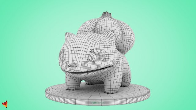 Bulbasaur Pokemon 3D Model in Child 3DExport