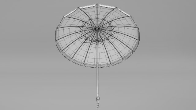 Beach Parasol 3D Model in Outdoor items 3DExport