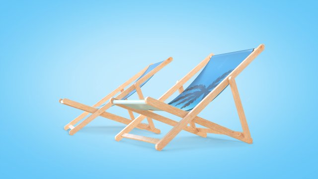 Beach Chair 3D Model in Outdoor items 3DExport