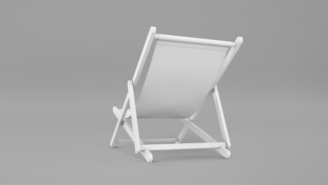 Beach Chair 3D Model in Outdoor items 3DExport
