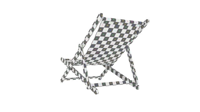 Beach Chair 3D Model in Outdoor items 3DExport