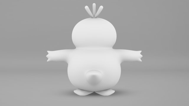 Pokemon Psyduck 3D Model in Fantasy 3DExport