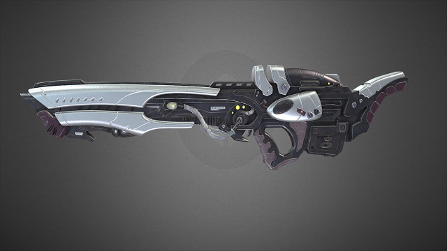 Space rifle 3D Model in Rifle 3DExport