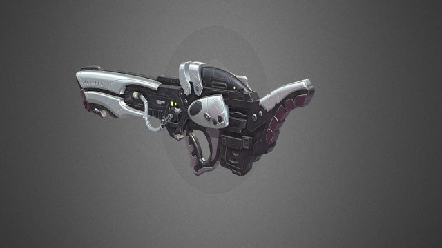 Space rifle 3D Model in Rifle 3DExport