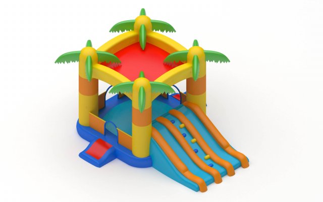 Inflatable Playgrounds 3D Model in Playground 3DExport