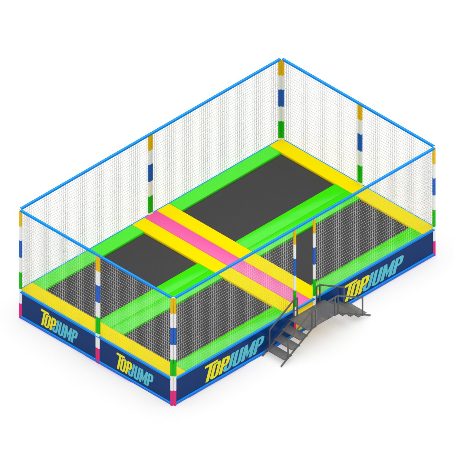 Trampoline 3D Models in Playground 3DExport