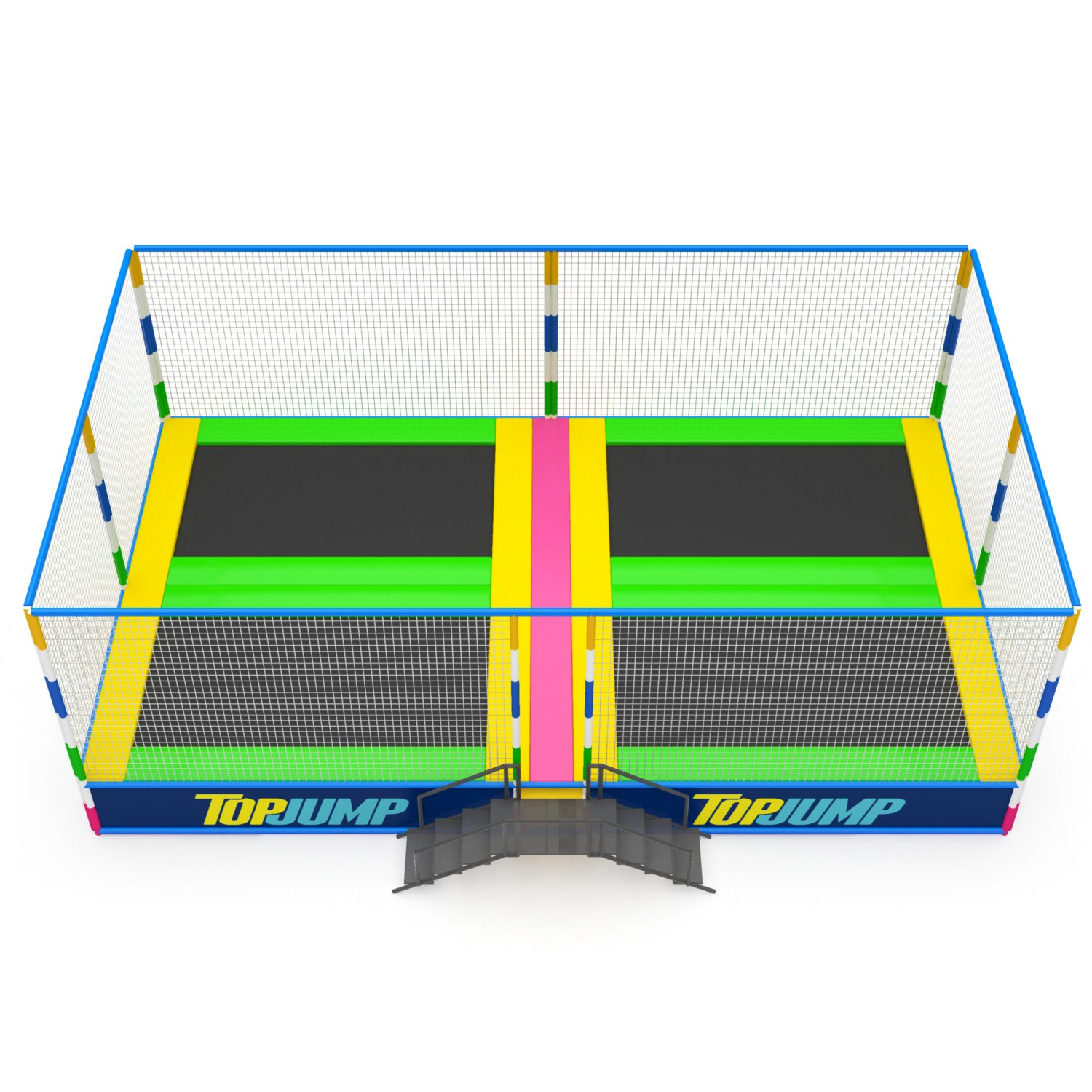 Trampoline 3D Models in Playground 3DExport