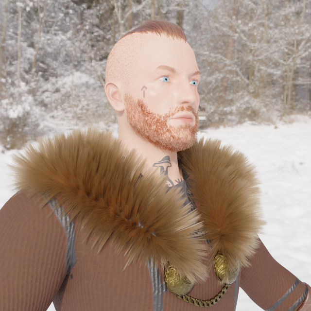 Viking Leif 3D Model in Man 3DExport