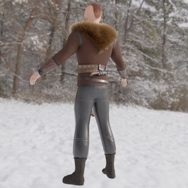 Viking Leif 3D Model in Man 3DExport