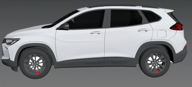 Chevrolet Tracker 3D Model in SUV 3DExport