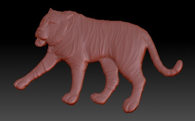 Tiger 3D Print Model in Other 3DExport