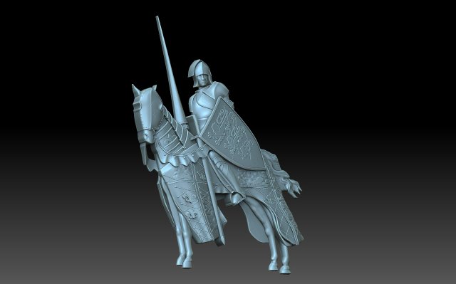 Knight 3D Print Model in Other 3DExport