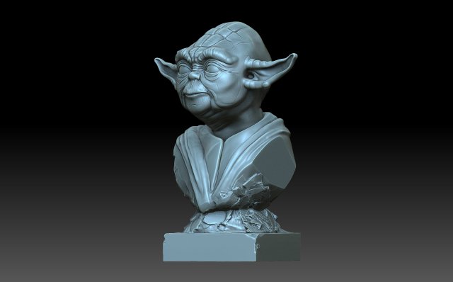 Yoda 3D Print Model in Figurines 3DExport