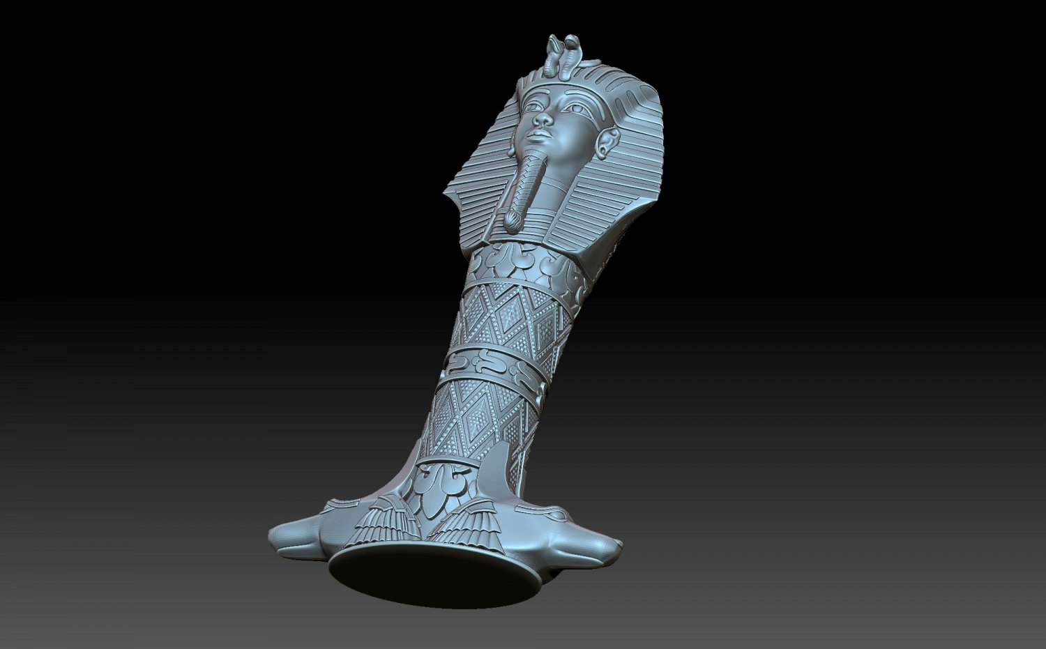 Tutankhamun 3D Print Models in Sculpture 3DExport