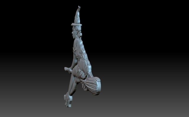 Witch 3D Print Model in Other 3DExport