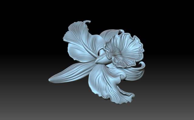 Flower 3D Print Model in Pendants 3DExport