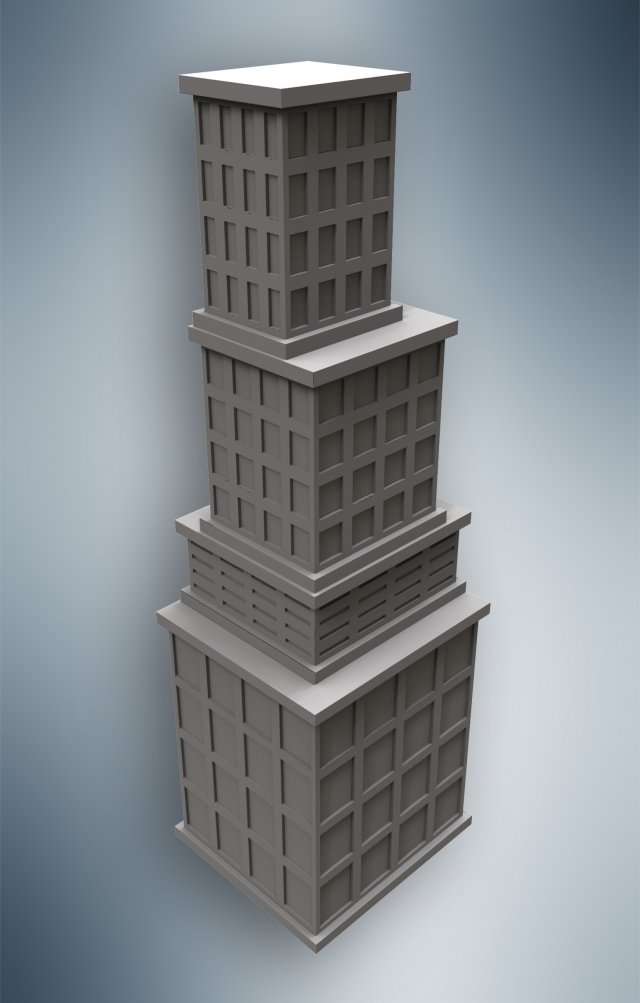 Skyscrapers - 22 Model Pack 3D Model in Cityscapes 3DExport