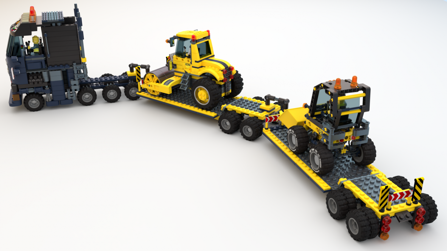 Lego Truck And Trailer