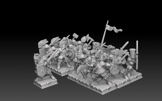 Medieval Knight Megapack 3D Print Model in Figurines 3DExport