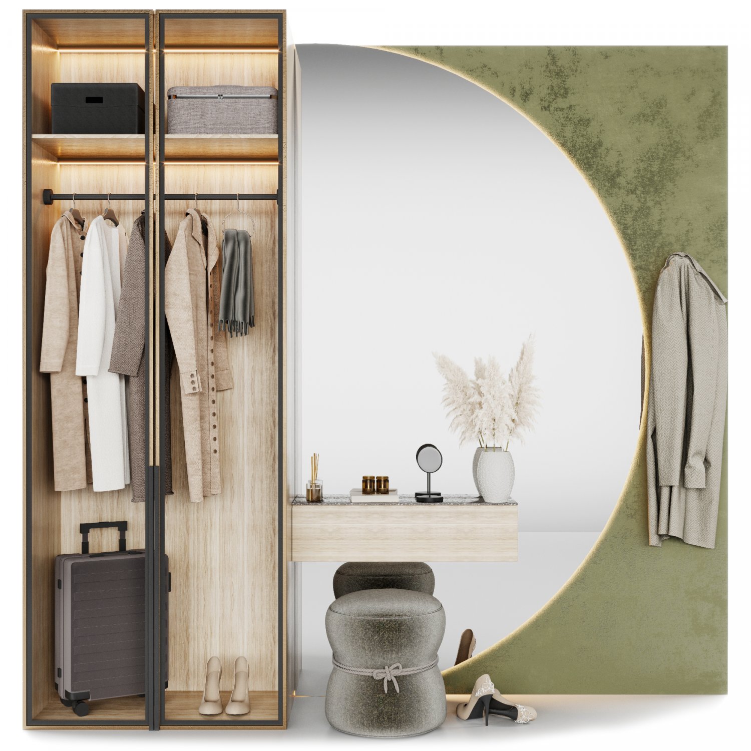 Hallway 3D Models in Other 3DExport