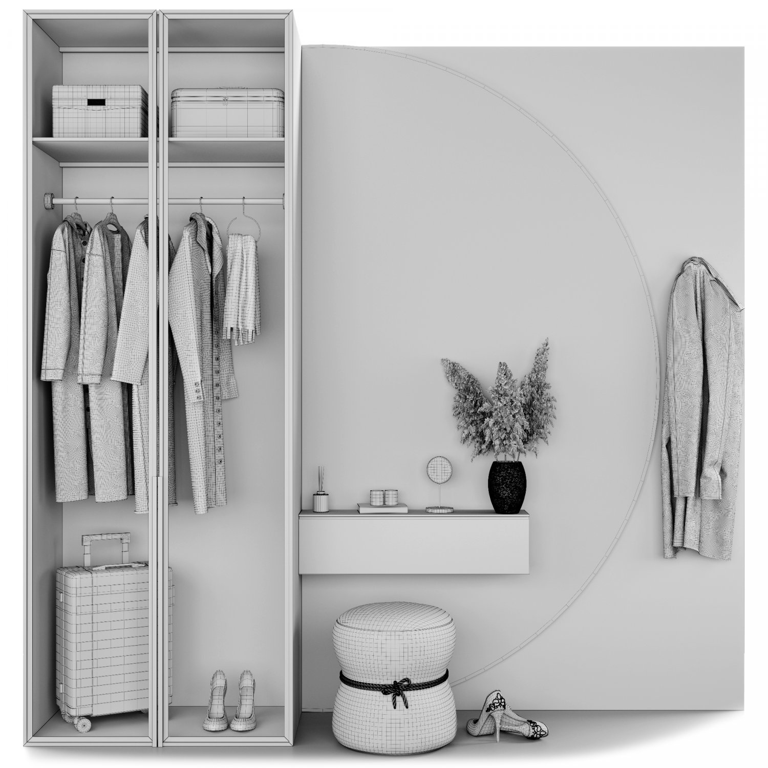 Hallway 3D Models in Other 3DExport