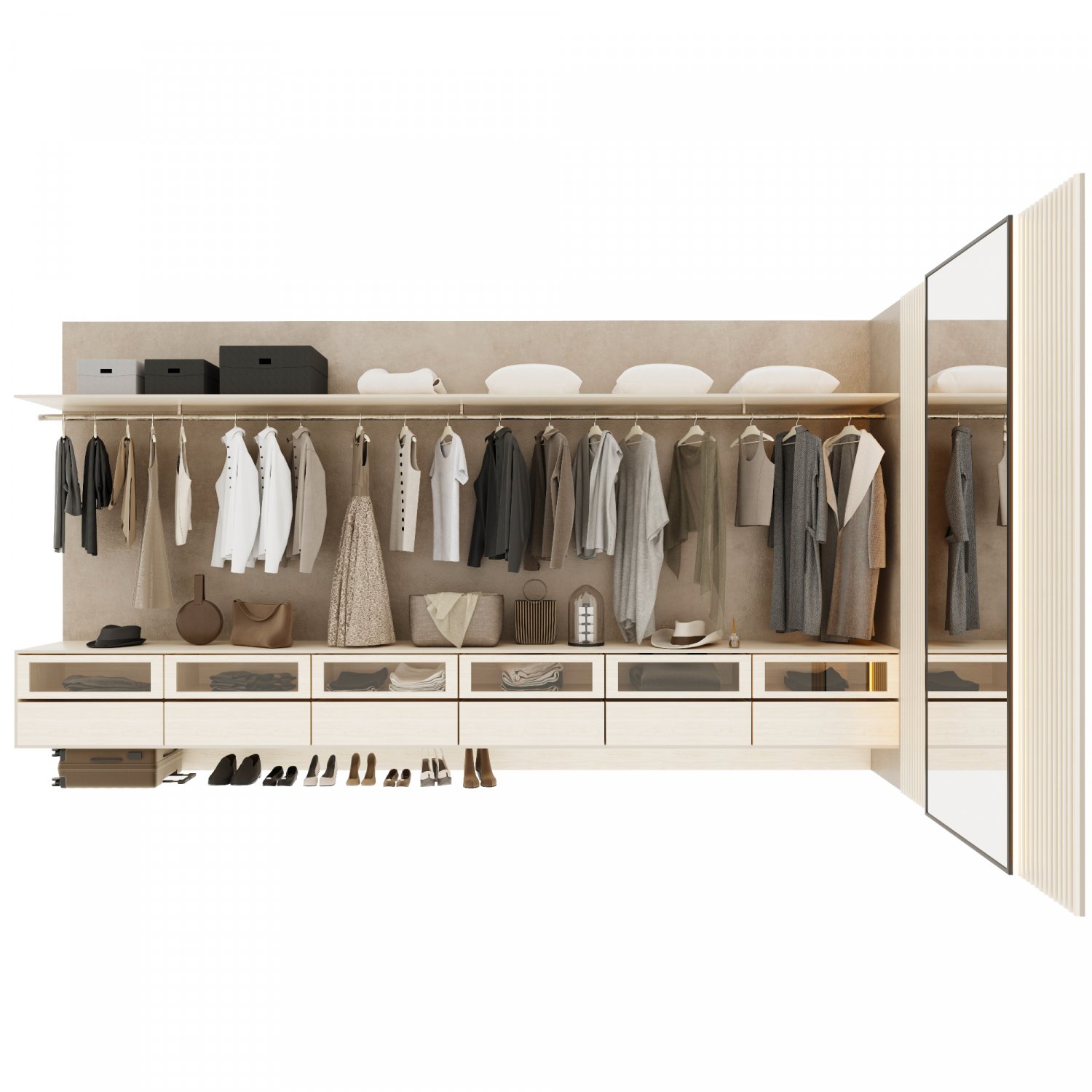 Wardrobe 3D Models in Set 3DExport