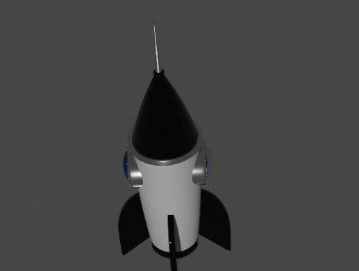 Rocket Modell To Games 3D Model in Real Spacecraft 3DExport