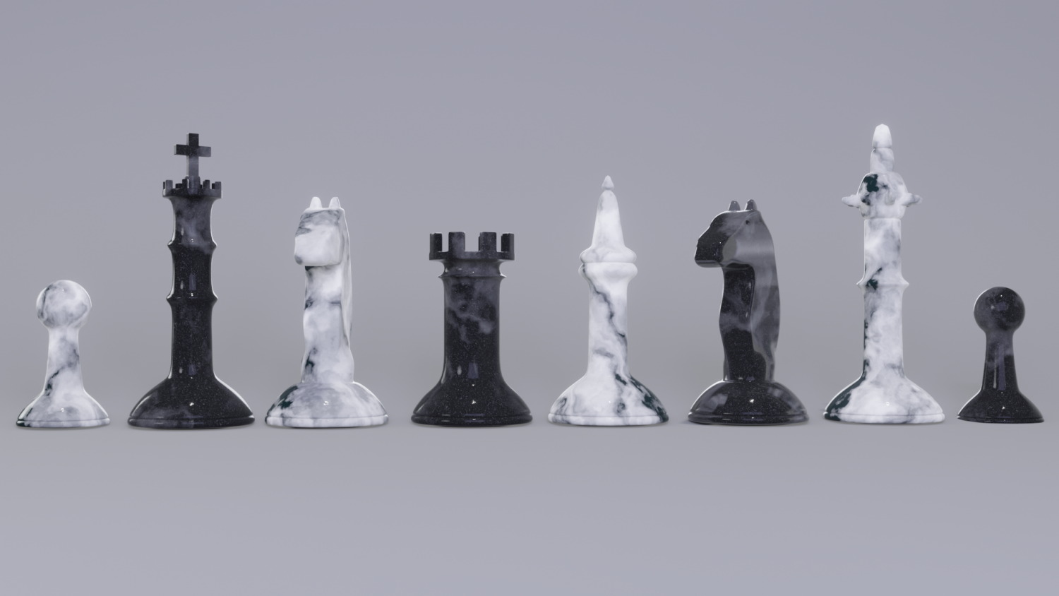 Chess 3D Models in Toys 3DExport