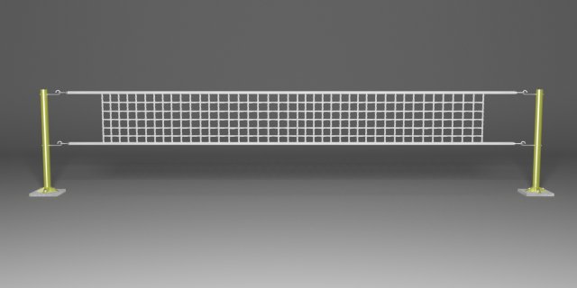 Volleyball net 3D Model in Stadium 3DExport
