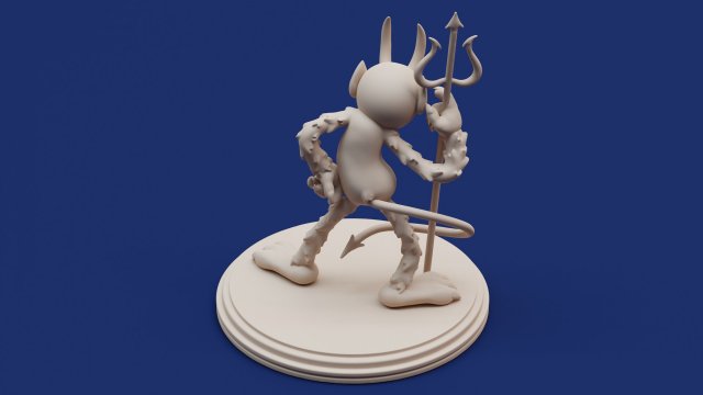 Cuphead Dice King and The Devil 3D Print Model in Figurines 3DExport