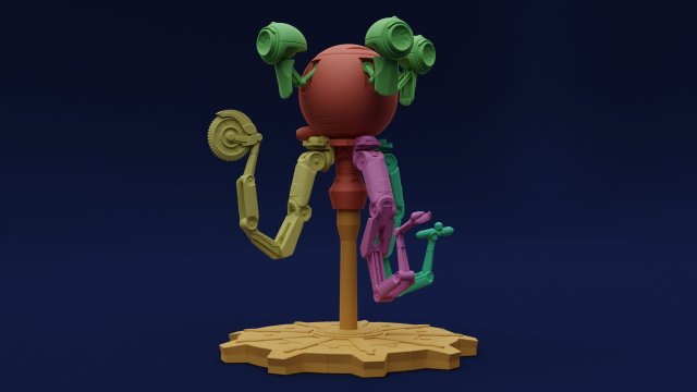 Fallout Codsworth 3D Print Model in SCI-FI 3DExport