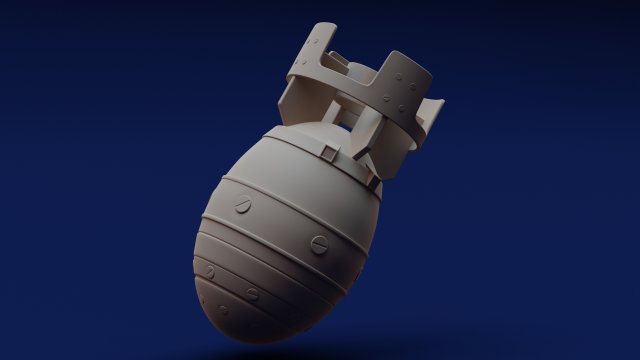 Fallout Mini Nuke 3D Print Model in SCI-FI 3DExport