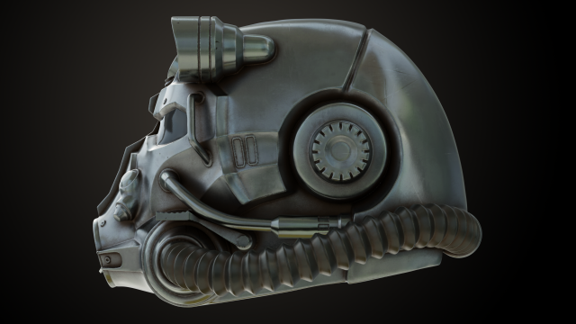 Fallout T60 Helmet 3D Print Model in Figurines 3DExport