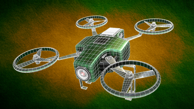 Quadcopter 3D Model in Other 3DExport