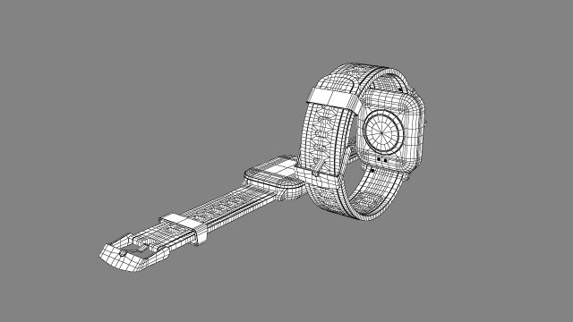 Smart Watch 3D Model in Gadgets 3DExport