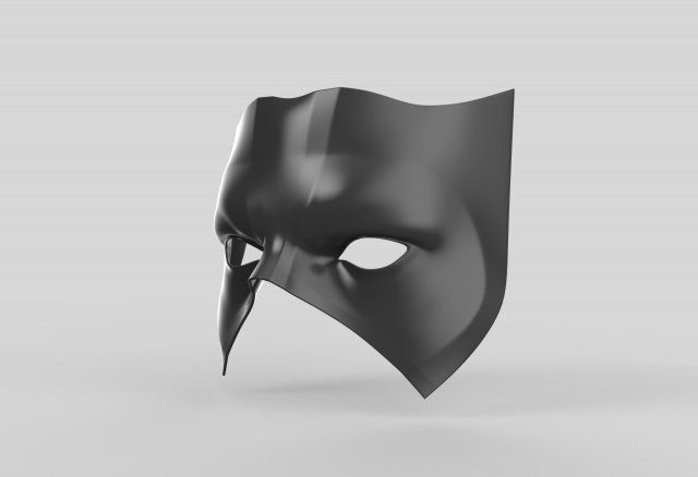 Anonymous Mask 3D Model in Fantasy 3DExport