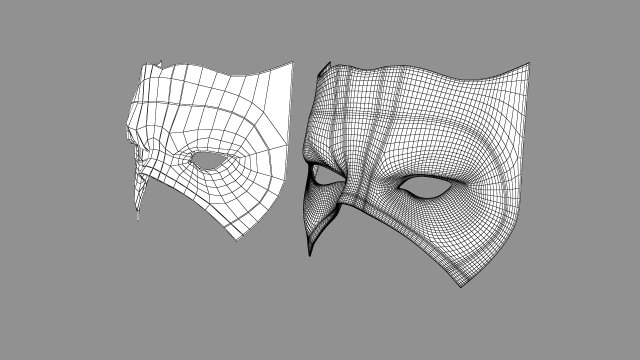 Anonymous Mask 3D Model in Fantasy 3DExport