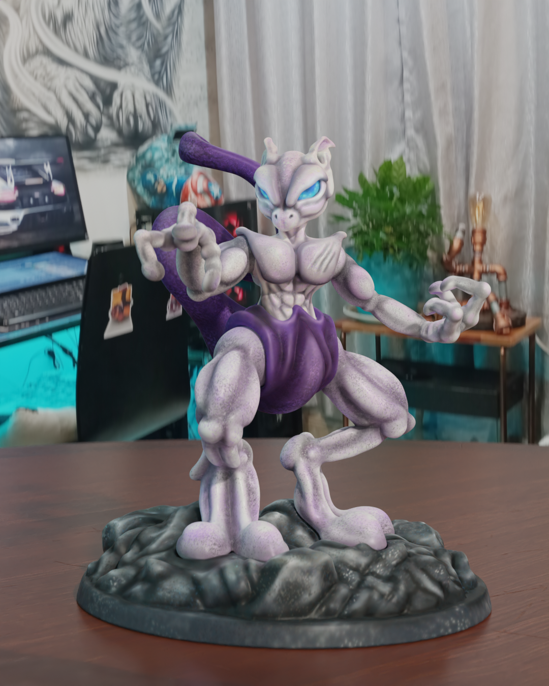 Pokemon mewtwo stl 3D Print Model in Other 3DExport