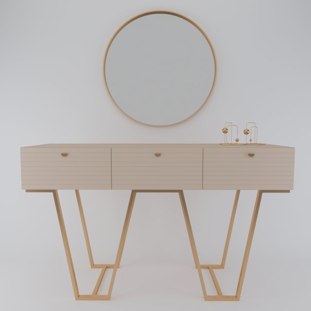 Modern console table 3D Model in Table 3DExport