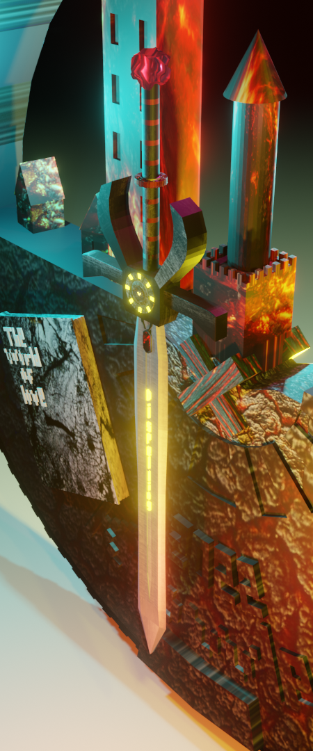 Sword Texture 3D Model in 3D Renders 3DExport